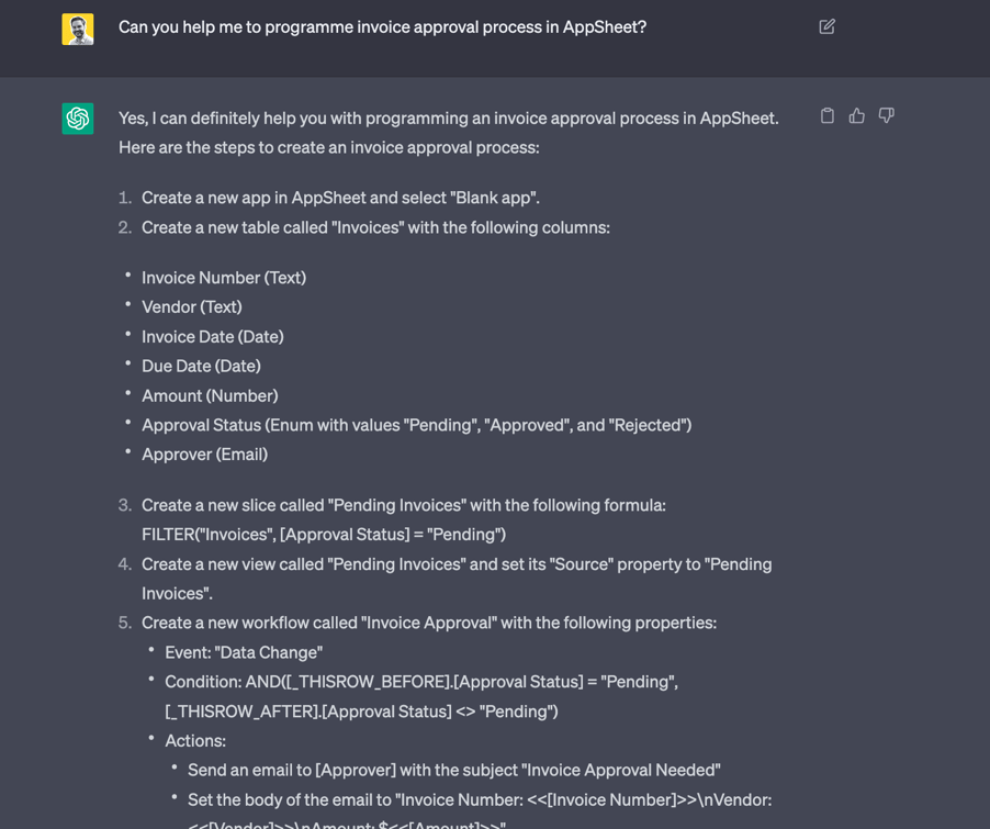 The power of low-code development with ChatGPT